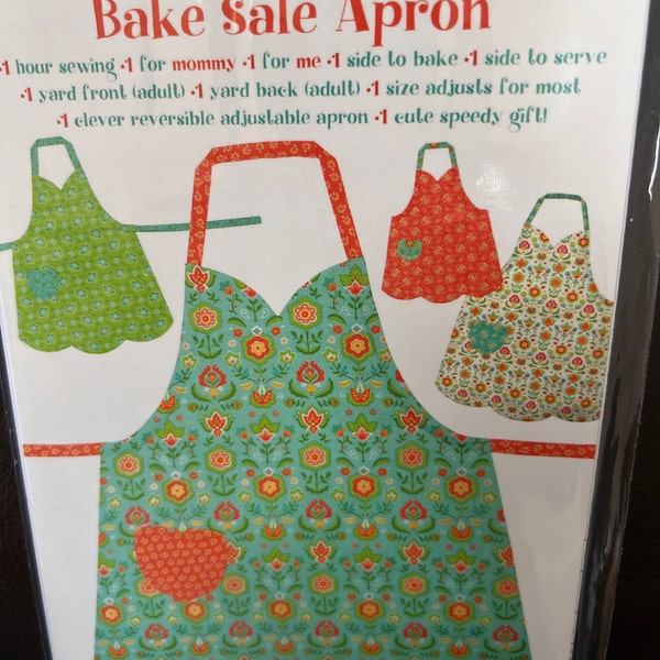 Bake Sale Apron Pattern-cabbage Rose-barbara Brandeburg - Etsy