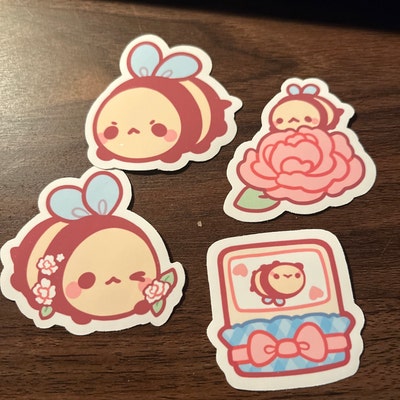 Cute Bee Sticker Pack Stickers Cute Decal Cut - Etsy UK