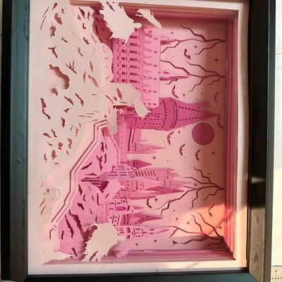 Gear Brain Paper Cut Light Box Template, 3D Shadow Box SVG Files ...