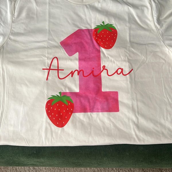 Personalized Girls Birthday Photo T-shirt, Custom Bootleg Photo Toddler ...