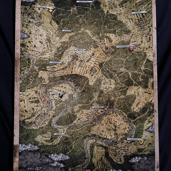 Empyrean Series World Map – Inspired by Fourth Wing & Iron Flame by ...