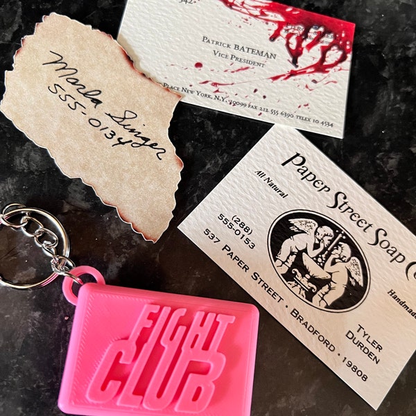 Fight Club Soap Keyring Movie Replica Gift Idea - Etsy