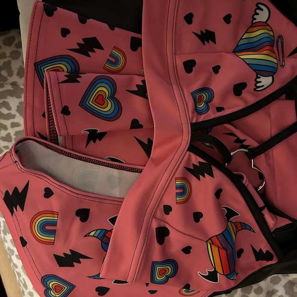 Rave Costume in Blue & White, One Piece Festival Catsuit, Rave Unitard ...