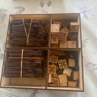 Complete Orlog Game Set (20 Gods, 12 Dice, 30 Tokens, 30 Stones, and 1 ...