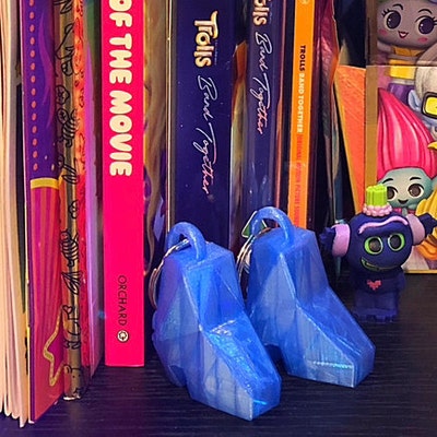 Trolls Pop Superstars Velvet and Veneer Light up Display Stand Acrylic ...