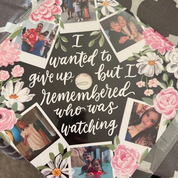 Custom Graduation Cap Topper, I Trust the Next Chapter Because I Know ...