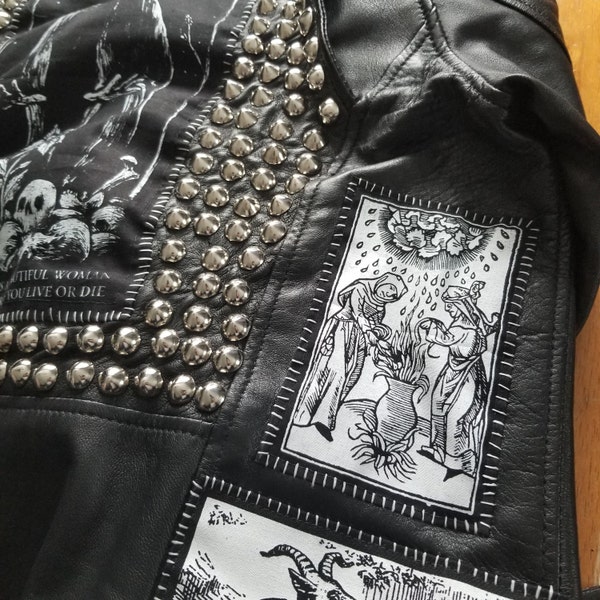 Witches Patch - Magic Patch, Medieval, Punk Patch, Pagan Patches ...
