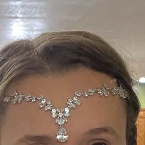 Art Deco Bridal Wedding Pearl Crystal Hair Drape Vintage Sthle Hair ...