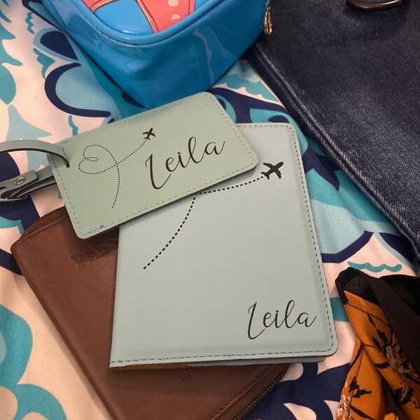 Personalized Passport Holder | Traveler Gift | Custom Passport Cover ...