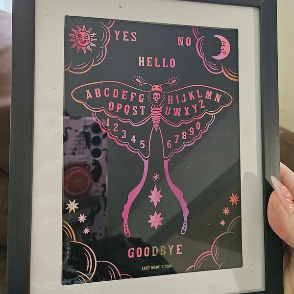 Neon Bones 8 X 10 Art Print | Graphic Pink Illustration | Punk Feminist ...