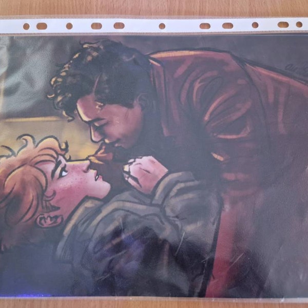 RK1K Postcard Connor X Markus, Detroit Become Human, A6 Art Print ...