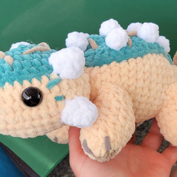 PATTERN ONLY- Bumpy Ankylosaurus Cute Crochet Plush Pattern ...