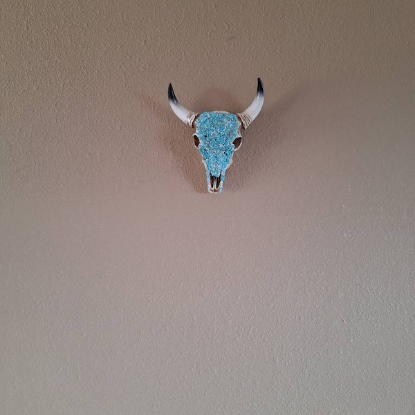 Kingman Turquoise Cow Skulls - Sold Individually - Etsy