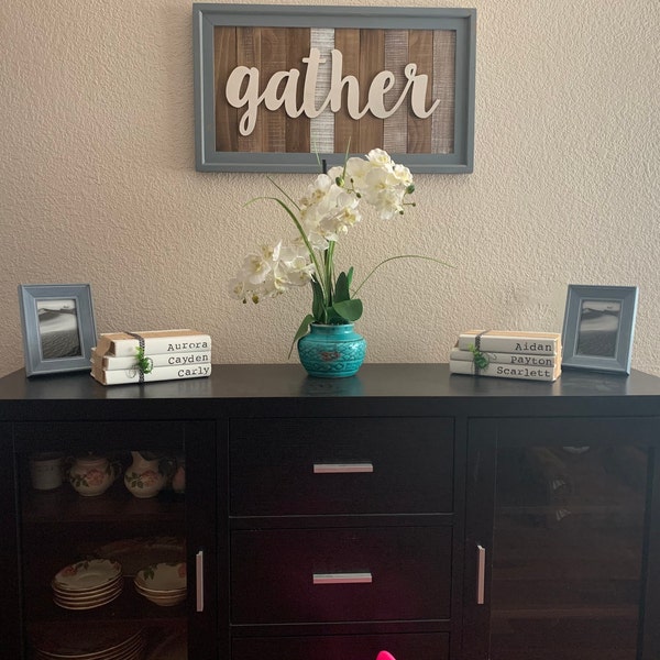 Seasonal Book Stack - Etsy
