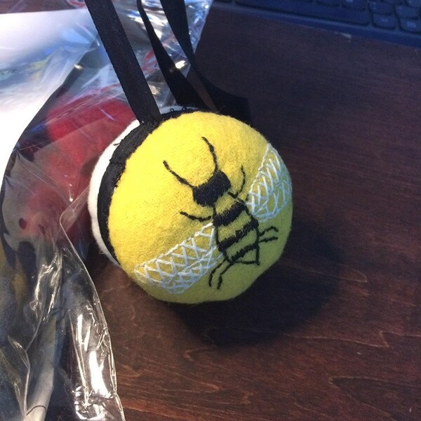 DIY Make Your Own Embroidered Wool Hanging Pincushion 18th Century ...