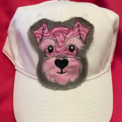 Zig Zag Schnauzer Applique Design Dog Applique Instant Download - Etsy