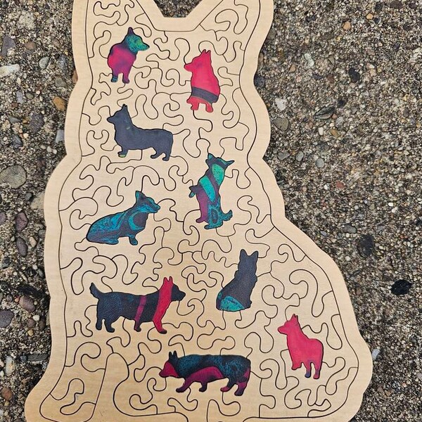 Fox Puzzle Laser Cut File, DIGITAL FILE ONLY - Etsy