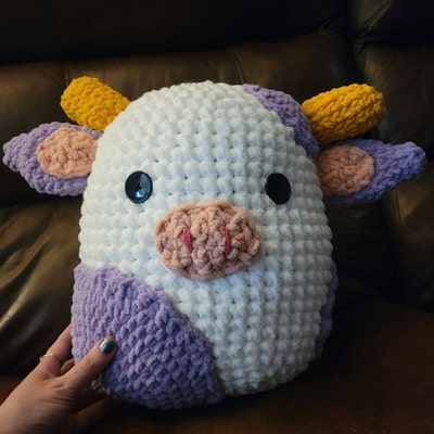 Crochet Jumbo 16 Squishmallow Cow PATTERN PDF - Etsy