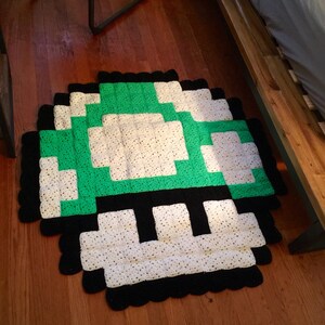 8-bit Legend of Zelda link's Shield Rug Wall Hanging or - Etsy