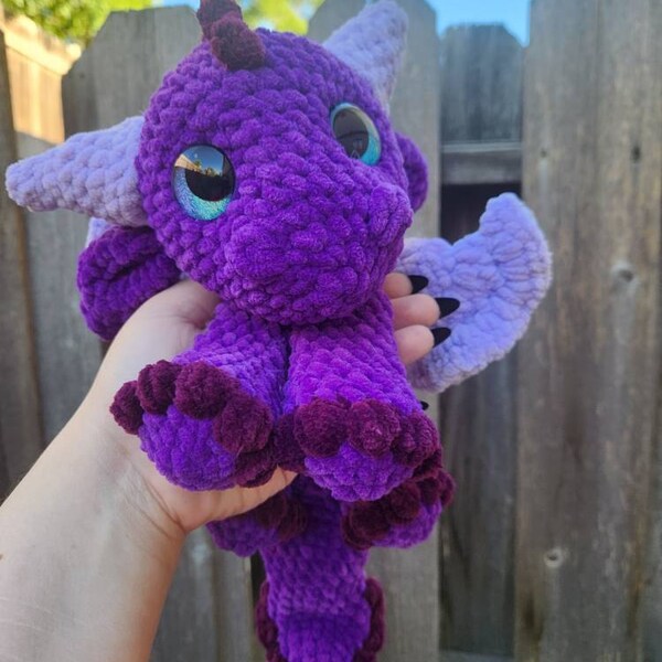 Cato the Dragon Snuggler/lovey Amigurumi Crochet Pattern - Etsy