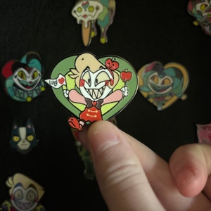 Chibi Heart Pimp Al Pin - Etsy
