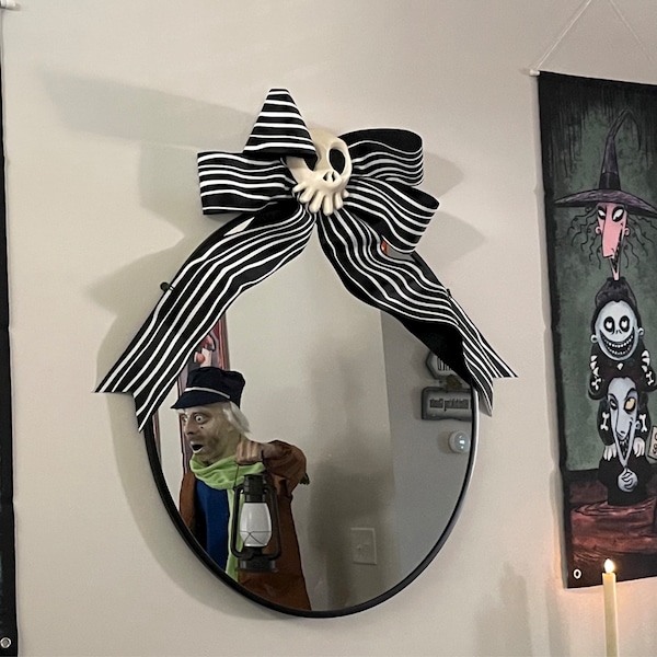 Haunted Mansion Holiday Squiggly Stripe Ribbon - Etsy