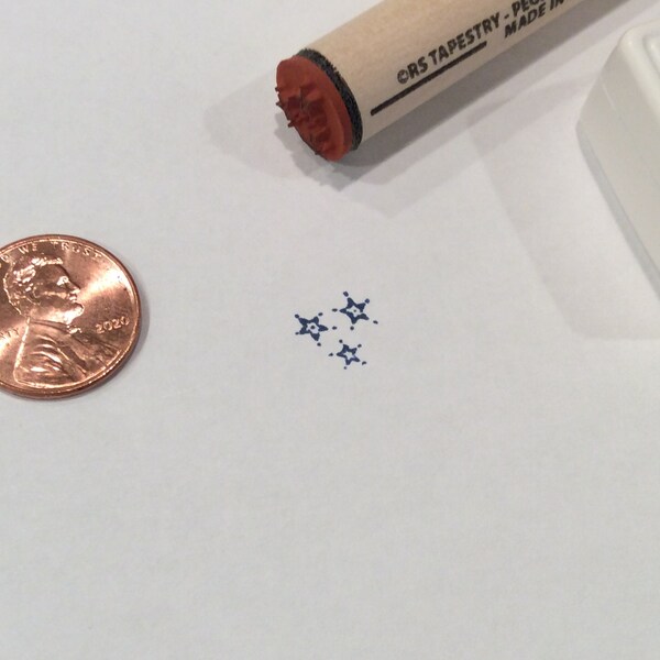 Twinkling Stars Stamp - Etsy