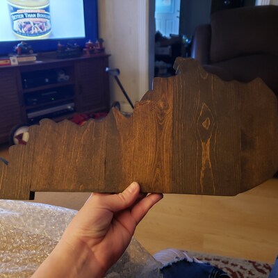Kentucky Rustic Wood State, Wooden Kentucky State, Rustic Kentucky ...