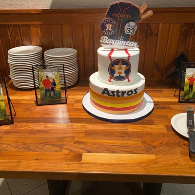 Baseball Cake Topper Astros, Astros De Houston Space City Cake Topper ...