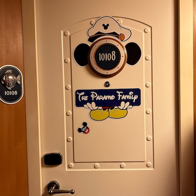 Disney Cruise Door Magnets Captain Mickey Mouse With Ears and Custom ...