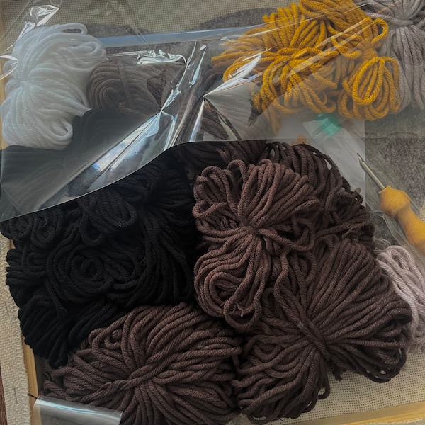 DIY Cute Cat Tufting Coaster Kit, Coaster Punch Needle Kit, DIY ...