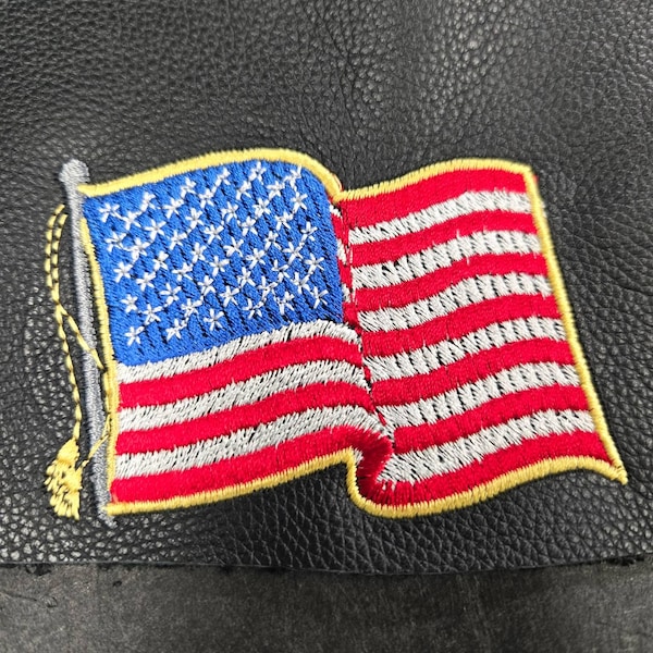 American Flag Machine Embroidery Design, USA Flag Embroidery, US Flag ...