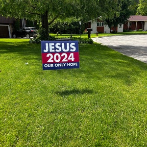 Jesus 2024 - Yard Sign - Multiple Sizes - Etsy