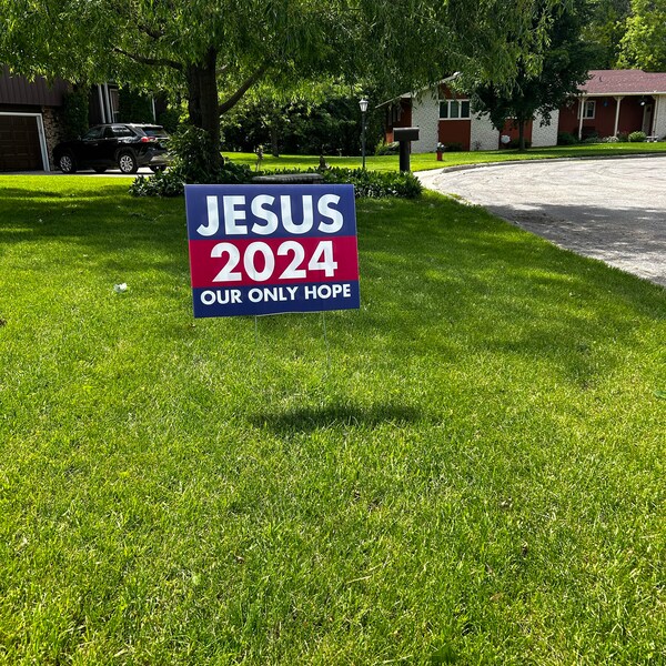Jesus 2024 - Yard Sign - Multiple Sizes - Etsy