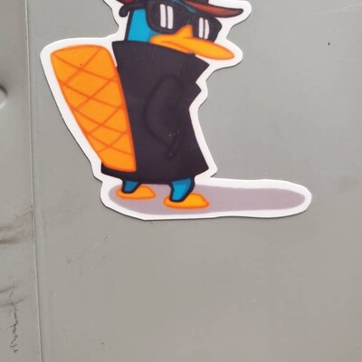 Perry the Platypus Sticker, Phineas and Ferb Sticker, Journal ...
