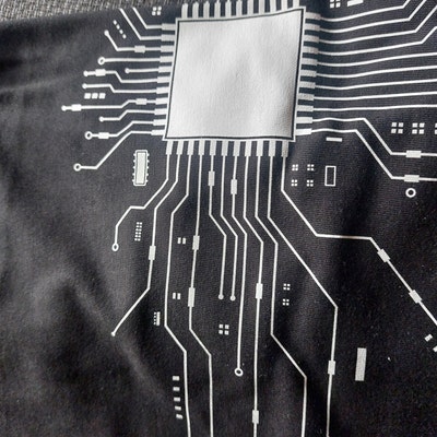 Cool Computer Geek T-shirt for Men With cpu Print Gamer Gift Size S ...