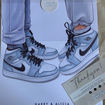 Personalised Names Sneakers Print, Custom Skin, Trainers Print ...