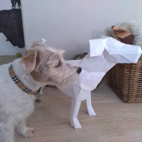 Papercraft Jack Russel Download, 2018 Year of the Dog - Etsy