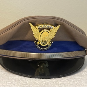 California Highway Patrol Cap Piece CHP - Etsy