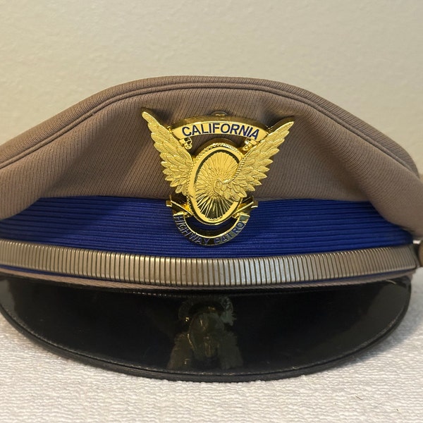 California Highway Patrol Cap Piece CHP - Etsy