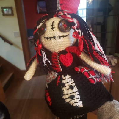 AMIGURUMI PATTERN Patchwork Dolls, Crochet Pattern Doll, Halloween Doll ...