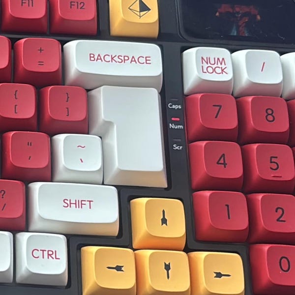 WASD Keycaps Custom Arrow Keycaps Yellow/orange/blue/green Keycaps ...