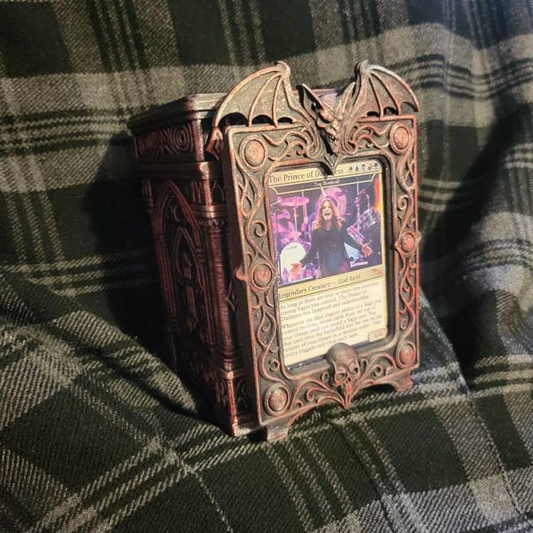 MTG Vampire Deck Box + Card Frame - TCG Card Storage, Commander Display ...