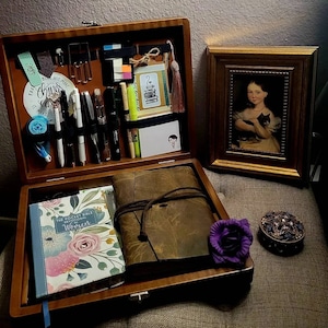 Portable Writing Box Writer Gift Writing Box Writing Slope Lap Desk ...