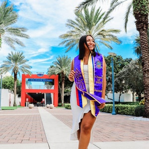 Colombia Flag Graduation Sash/stole International Study Abroad Adult ...