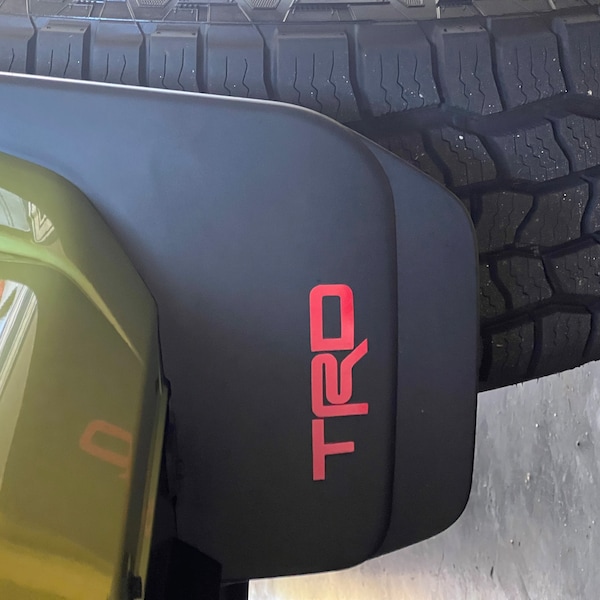 Vintage Color Toyota Style TRD Letters for 4runner Wheels - Etsy