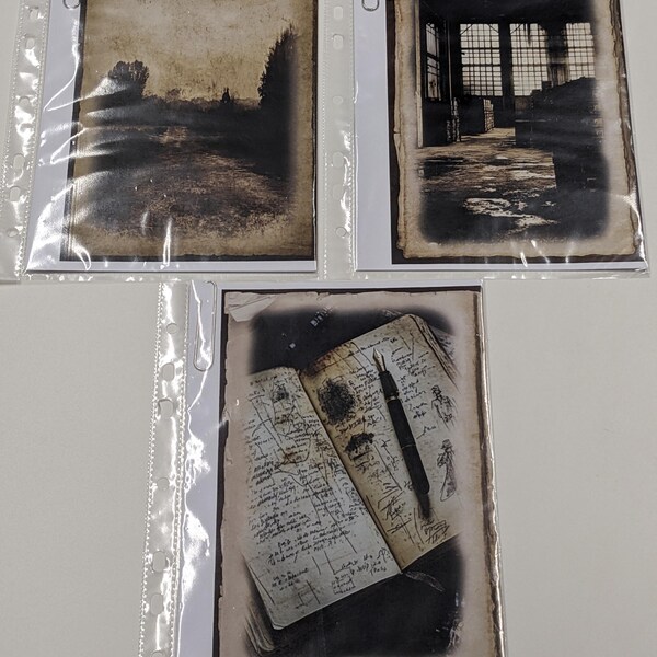 Gothic Window Junk Journal Printable Mysterious Window Junk Journal ...