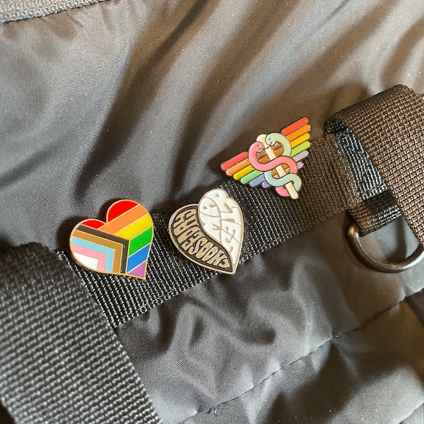 PIN: LGBTQ+ Medical Pride Pin From the Family Practice Podcast - Etsy