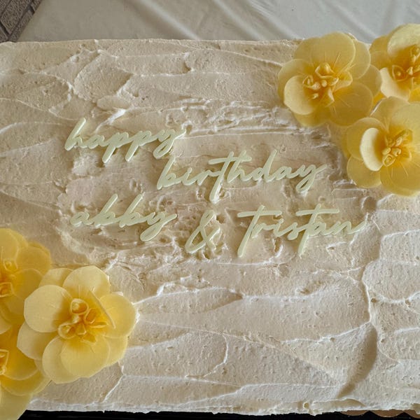 Floating Lily Edible Wafer Paper Flower 12 PK / Flower Topper for Cakes ...