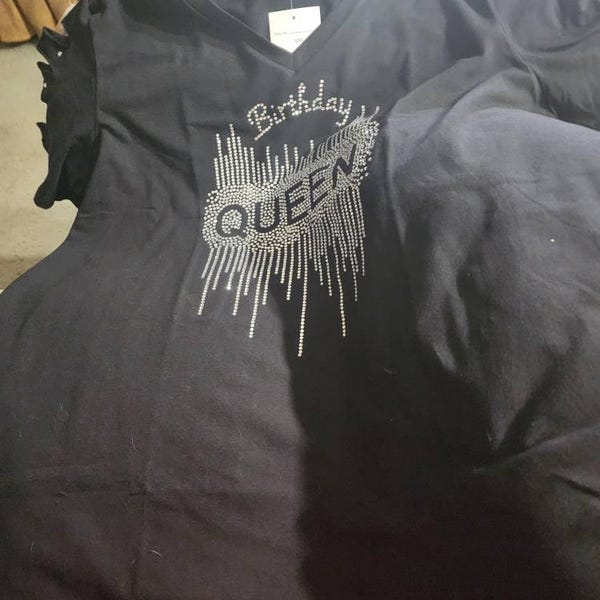 Rhinestone Angel Wings Women's Tops Shirts Bling Cute T-shirt New Trend ...